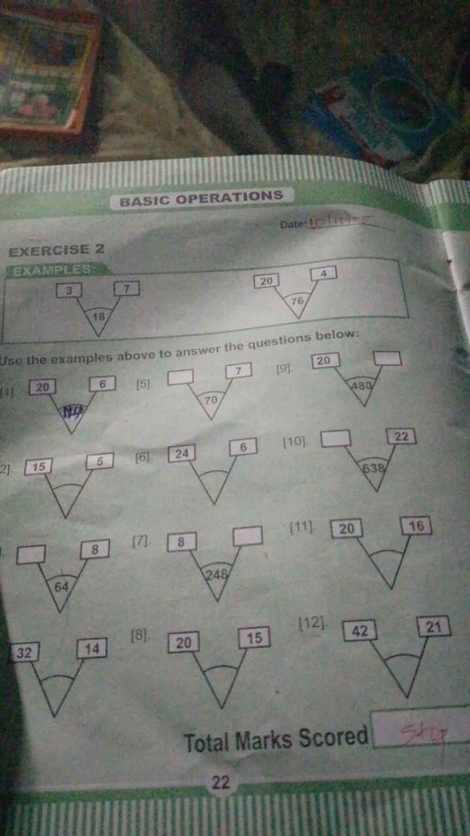 EXERCISE 2 EXAMPLES: 3 7 18 20 4 76 Use the examples above to answer t..