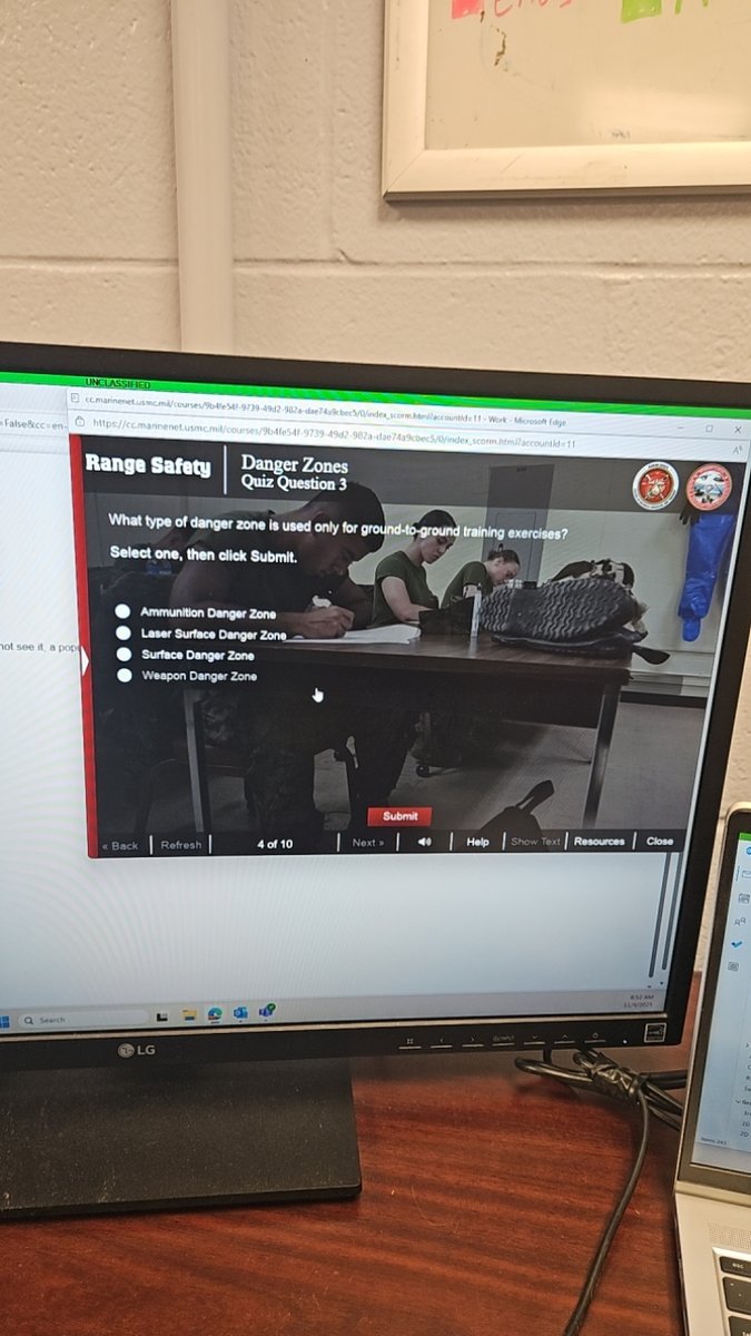 Range Safety Danger Zones Quiz Question 3 What type of danger zone is us..