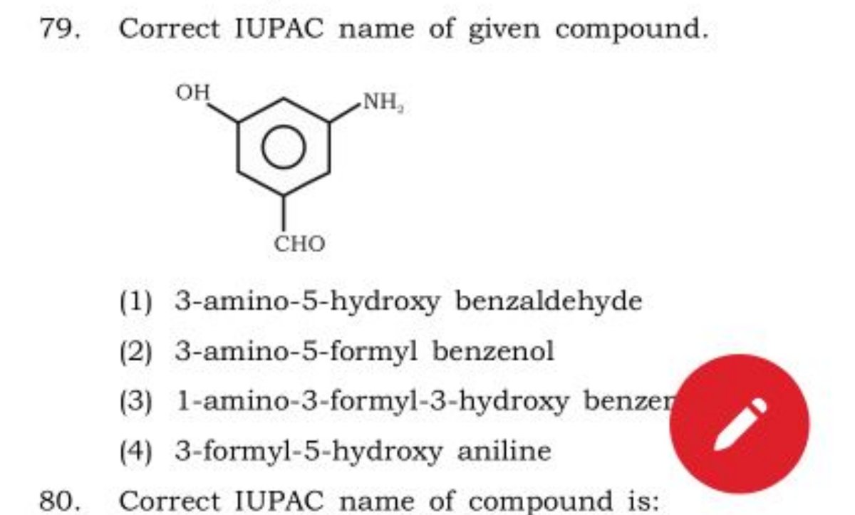 Correct IUPAC name of given compound. Diagram of a benzene ring with -OH..