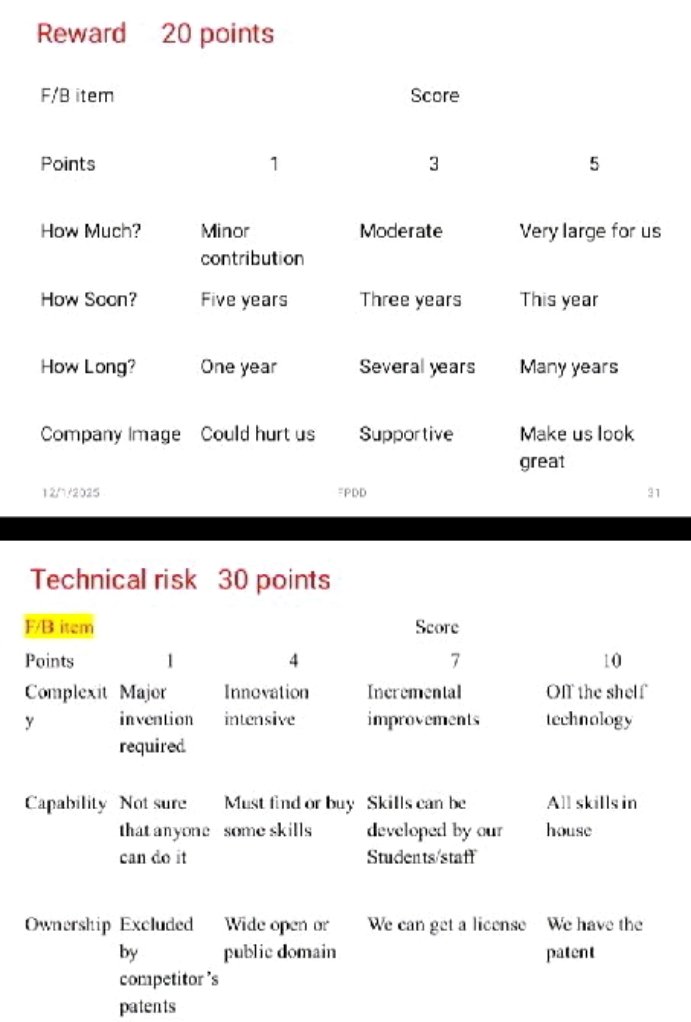 The provided image contains two tables. The first table is titled "Reward..