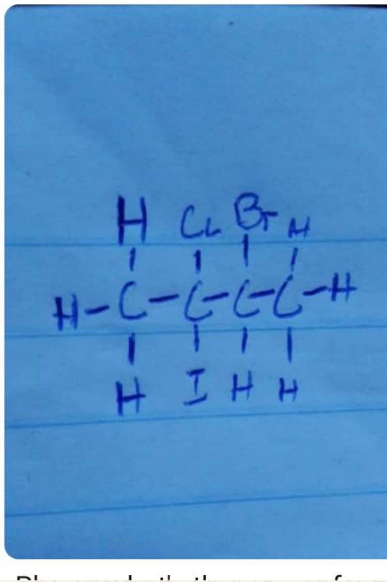 The user has provided an image of a chemical structure and is likely aski..