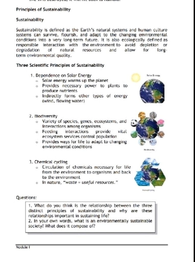 Here are two questions based on the provided text about the Principles of..