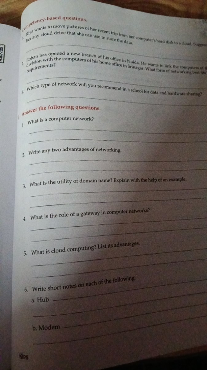 Competency-based questions. Riya wants to move pictures of her recent tri..