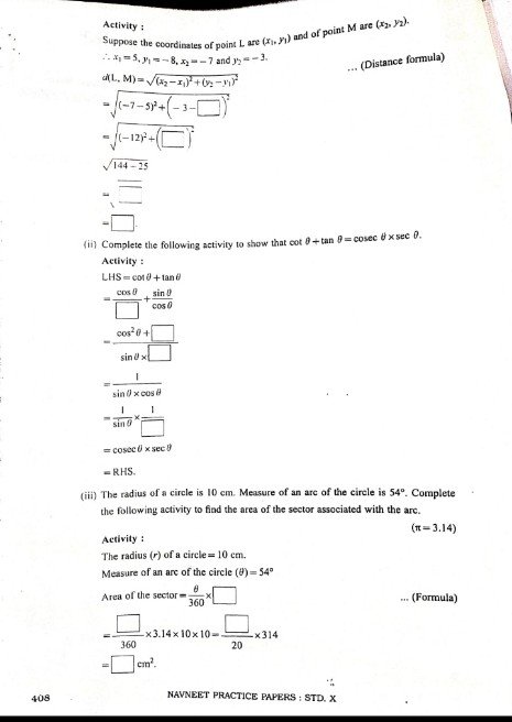 Activity: Suppose the coordinates of point L are (x_1, y_1) and of point