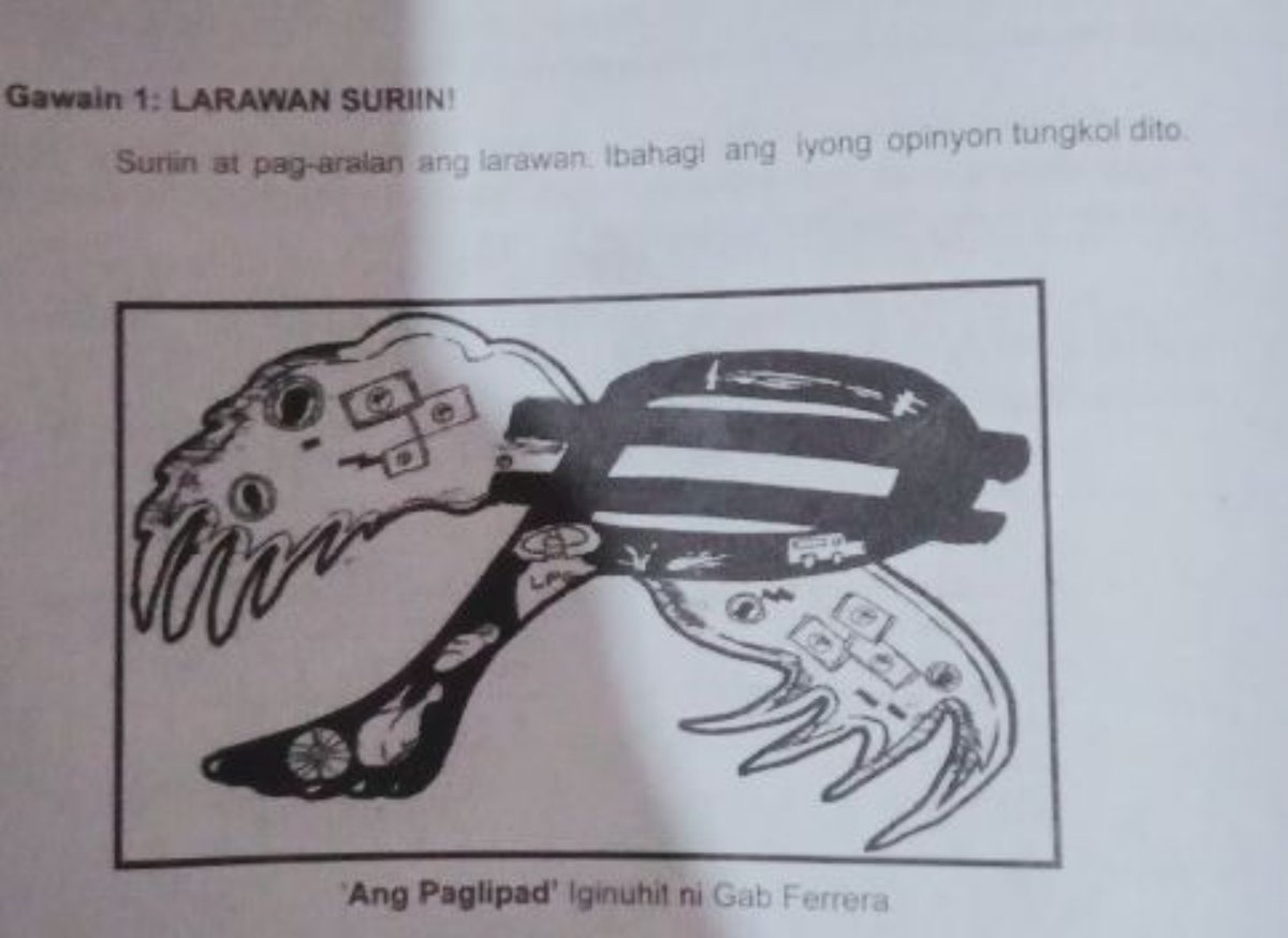 Gawain 1: LARAWAN SURIIN! Suriin at pag-aralan ang larawan. Ibahagi ang