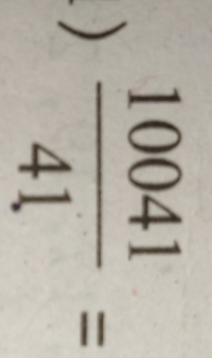 What is the value of 10041 / 41? | Filo