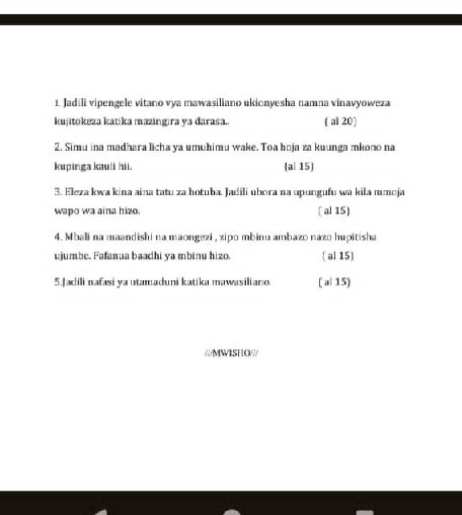 Discuss five elements of communication, showing how they can occur in a c..