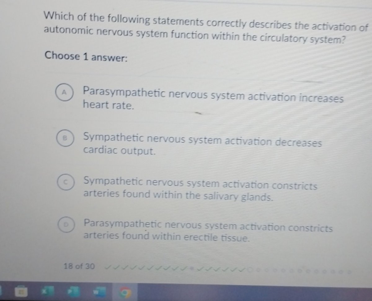 Which of the following statements correctly describes the activation of a..