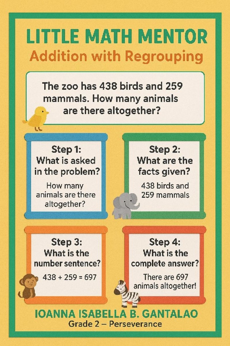 The zoo has 438 birds and 259 mammals. How many animals are there altoget..
