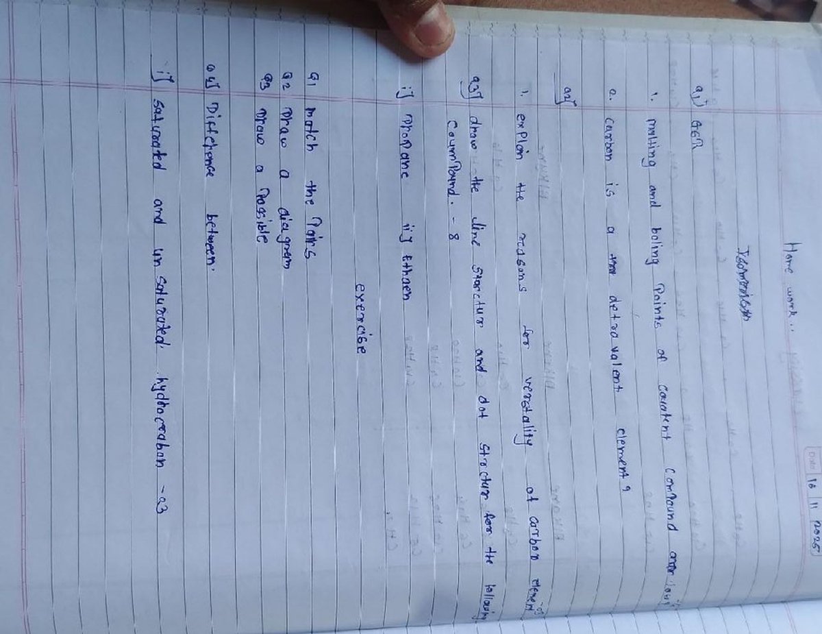 Home work... Date 16/11/2025 Q1) Answer the following: a) Explain the re..