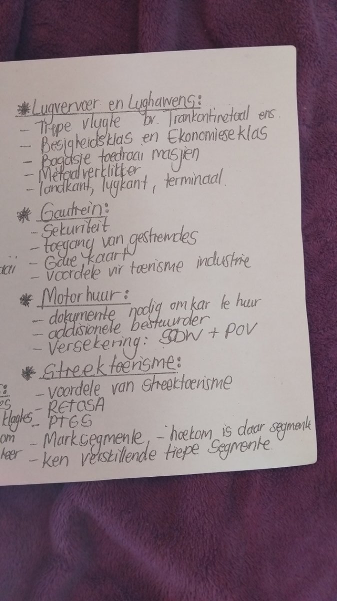 *Lugvervoer en Lughawens: Tipe vlugte bv. Transkontinentaal ens. Besighei..