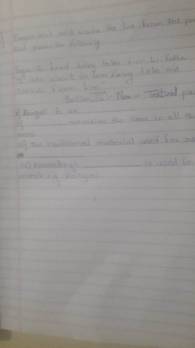 I. Figure out and write the line from the passage that proves the followi..