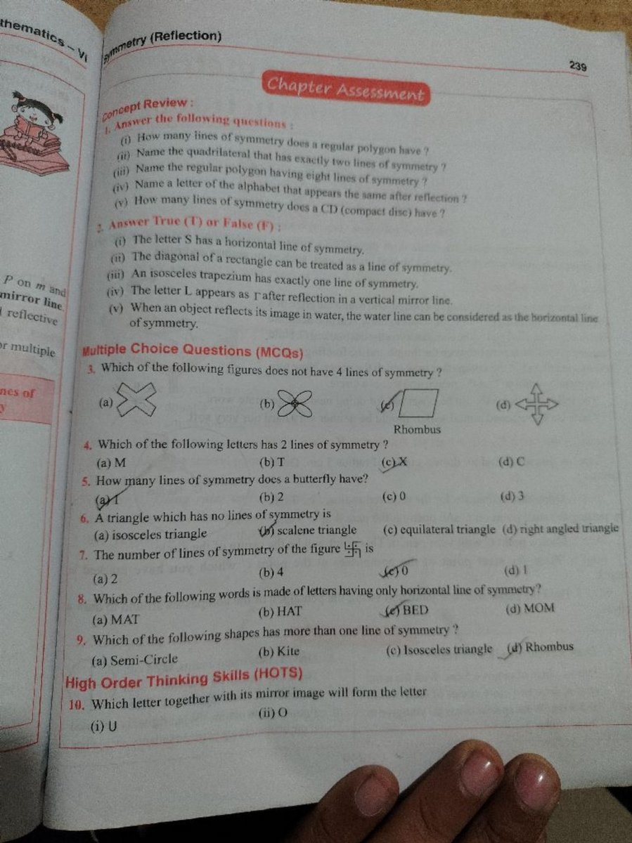 Chapter Assessment Concept Review: 1. Answer the following questions:
