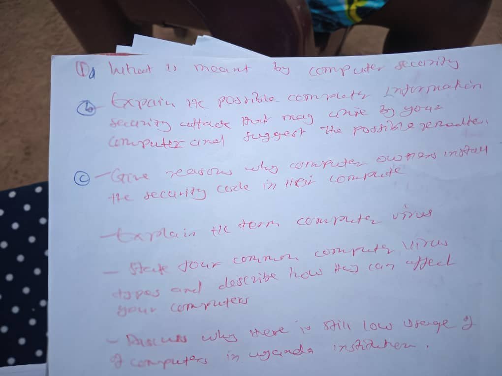 What is meant by computer security? Explain the possible computer informa..