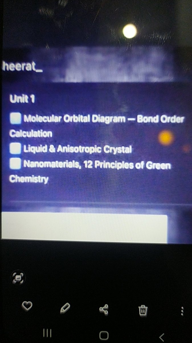 Unit 1 Molecular Orbital Diagram - Bond Order Calculation Liquid & Aniso..