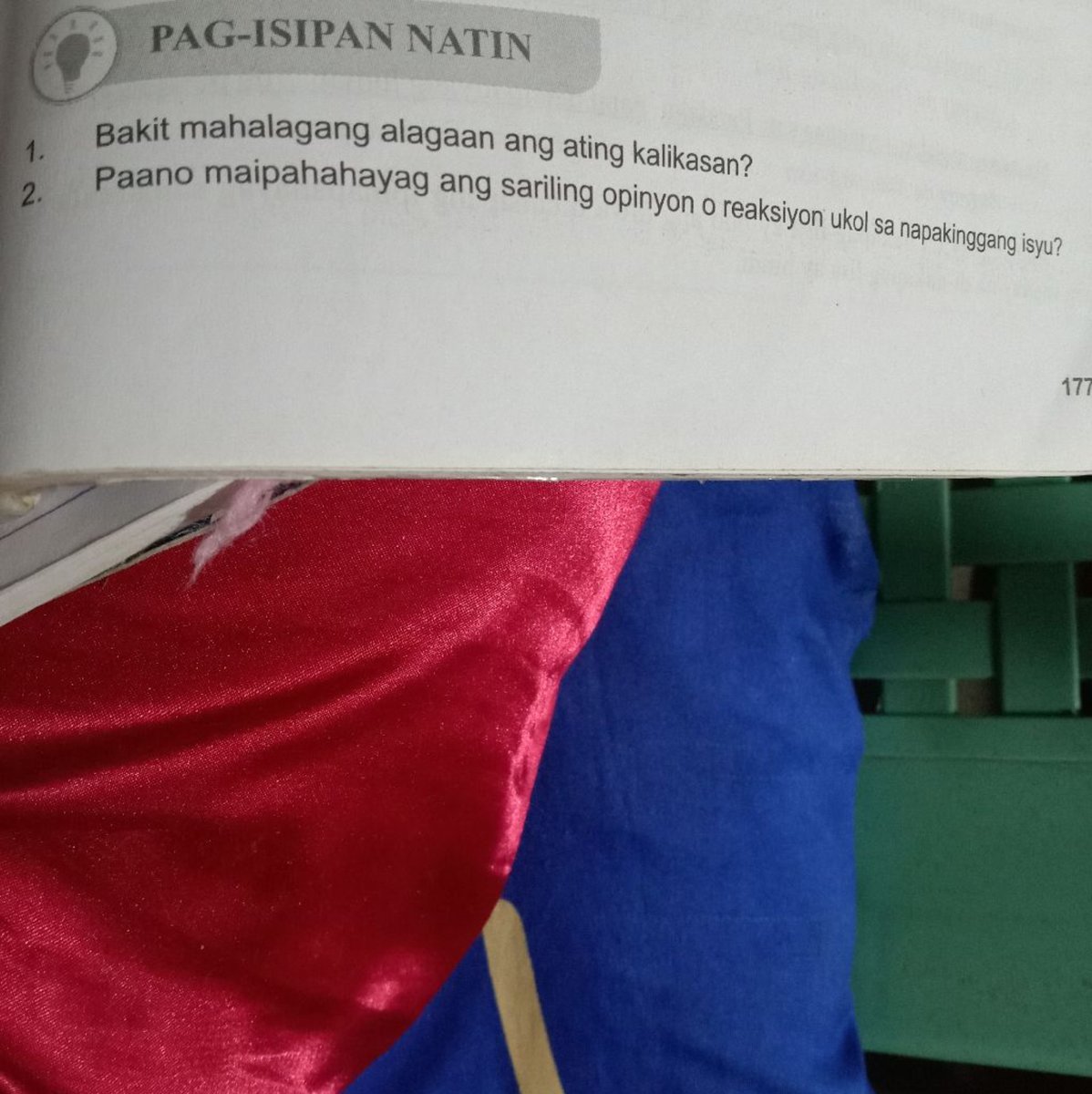Bakit mahalagang alagaan ang ating kalikasan? Paano maipahahayag ang sari..