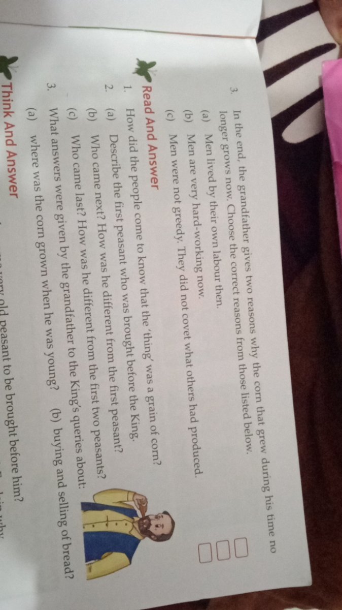 Here are some questions based on a text. Please provide answers to them.