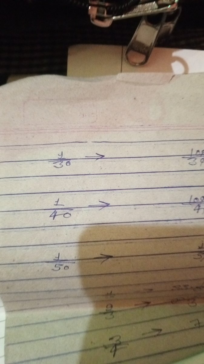 The image shows a series of fractions and arrows, implying a transformati..