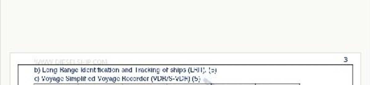b) Long Range Identification and Tracking of ships (LRIT). [5] c) Voyage
