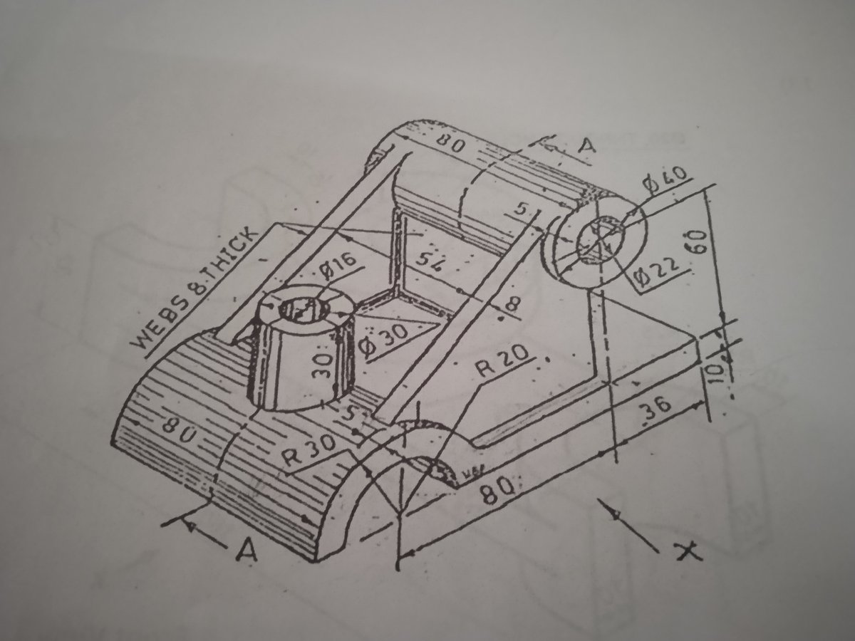 Redraw this diagram of orthographics projection | Filo