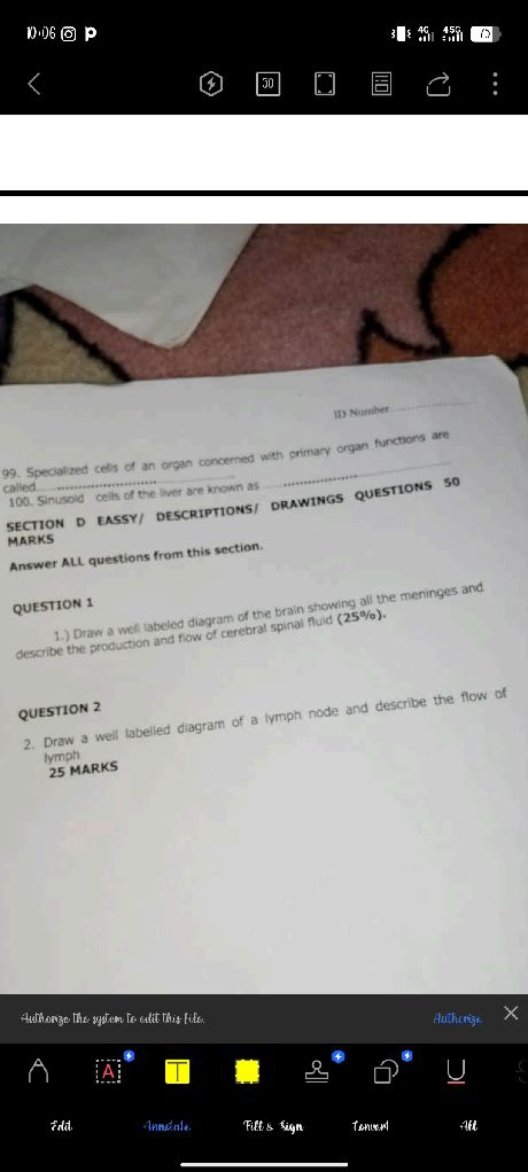 SECTION D ESSAY/ DESCRIPTIONS/ DRAWINGS QUESTIONS 50 MARKS Answer ALL que..