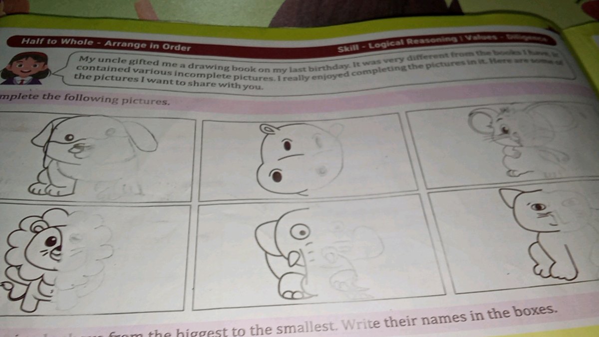 My uncle gifted me a drawing book on my last birthday. It was very differ..
