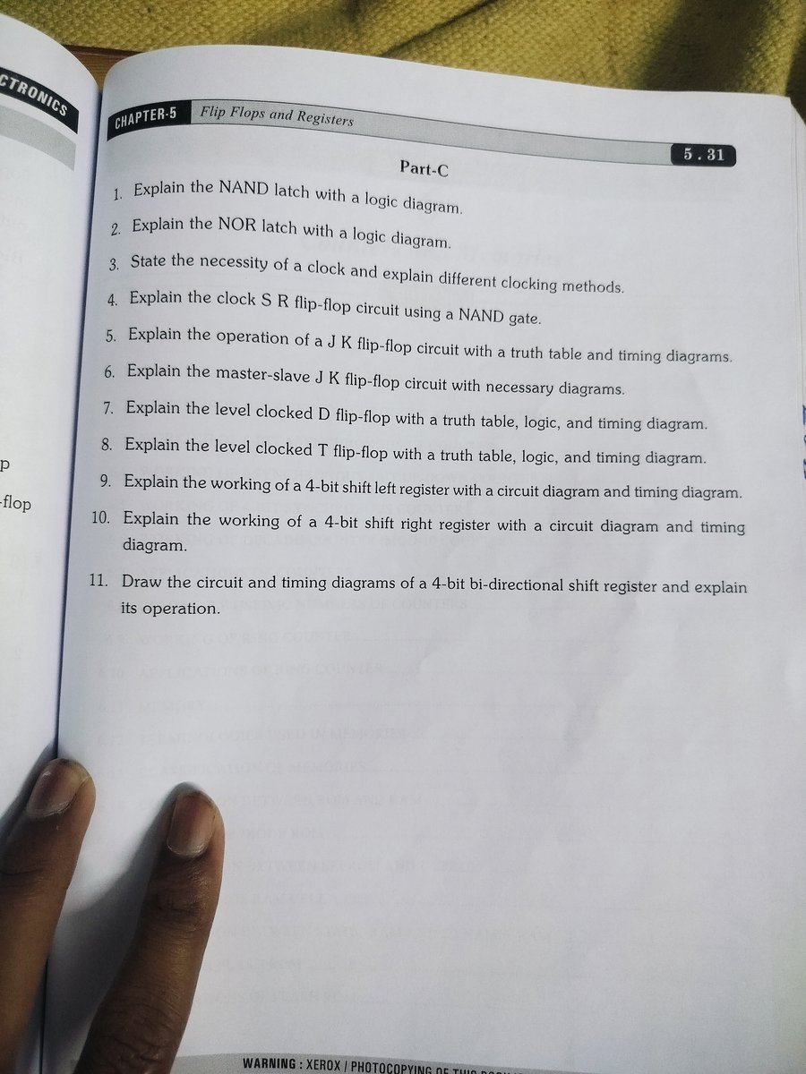 Explain the circuit diagram and timing diagram with truth table. | Filo