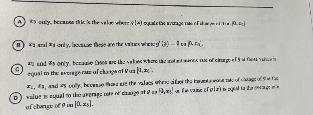 A) x_3 only, because this is the value where g(x) equals the average rate..