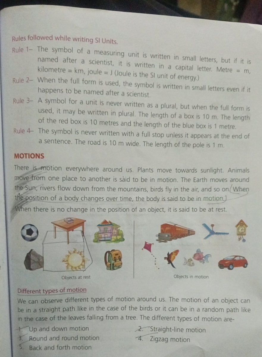 Rules followed while writing SI Units. Rule 1- The symbol of a measuring..