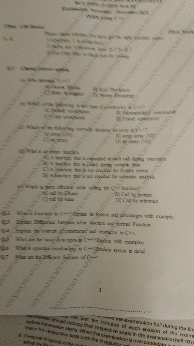 Q.2 What is Function in C++? Explain its Syntax and advantages with examp..