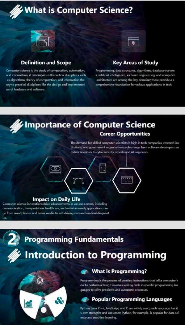 What is Computer Science? Definition and Scope Computer science is the s..