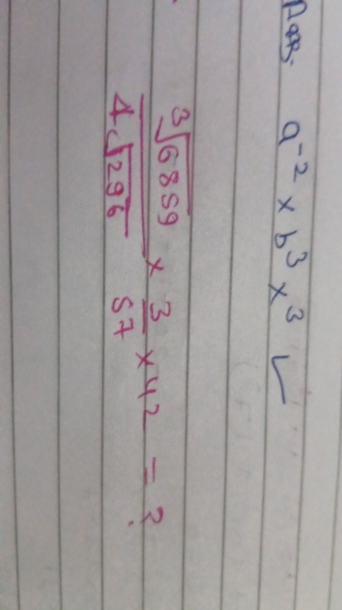 Solve the following expression: \frac{\sqrt[3]{6859} \times 3}{4\sqrt{29..