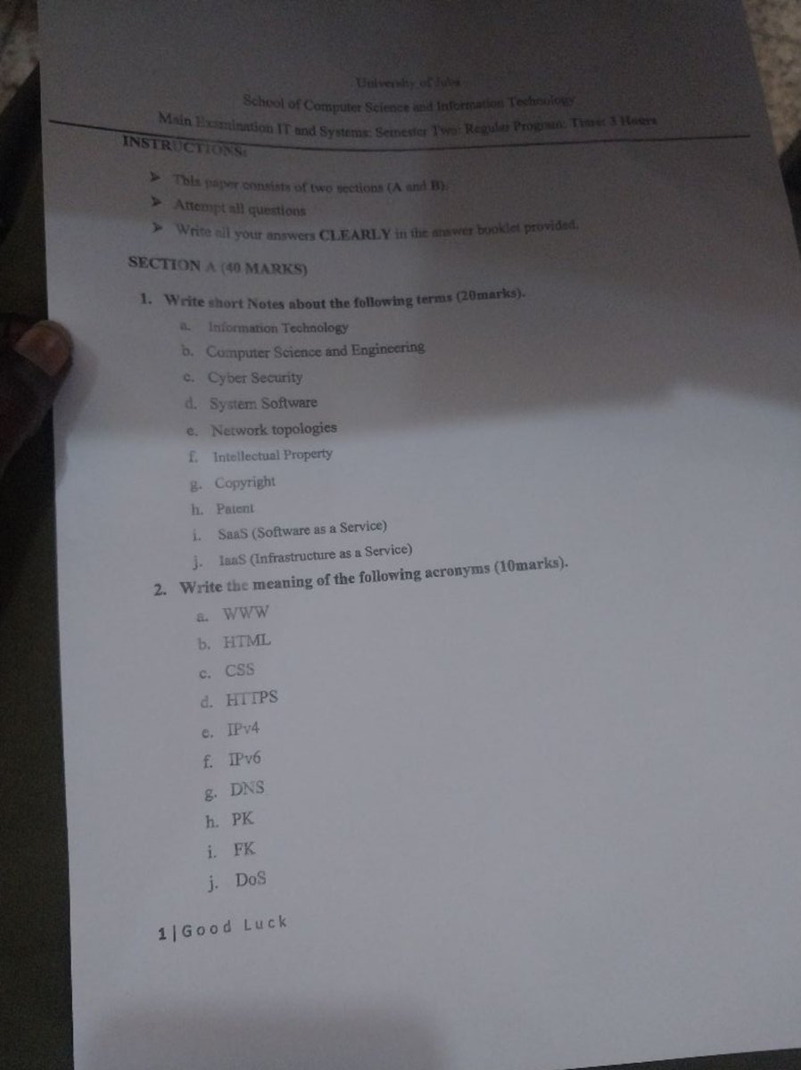 University of Juba School of Computer Science and Information Technology