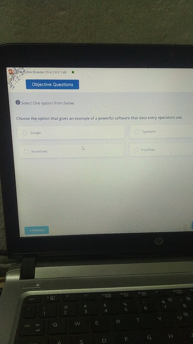 Choose the option that gives an example of a powerful software that data