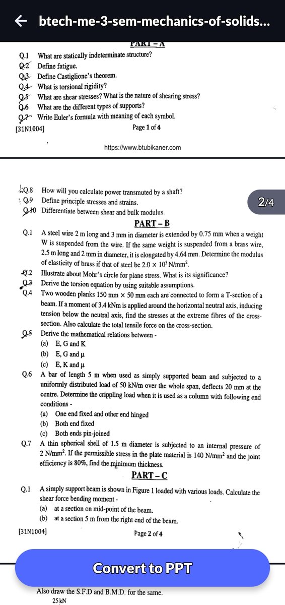 Here are the questions from the provided image: PART - A Q.1 What are s..