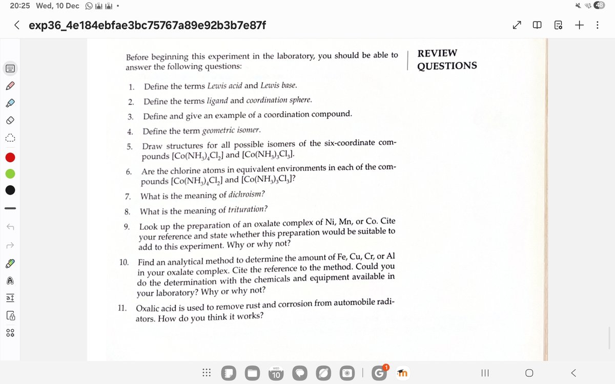 Here are the questions to be answered: Draw structures for all possible
