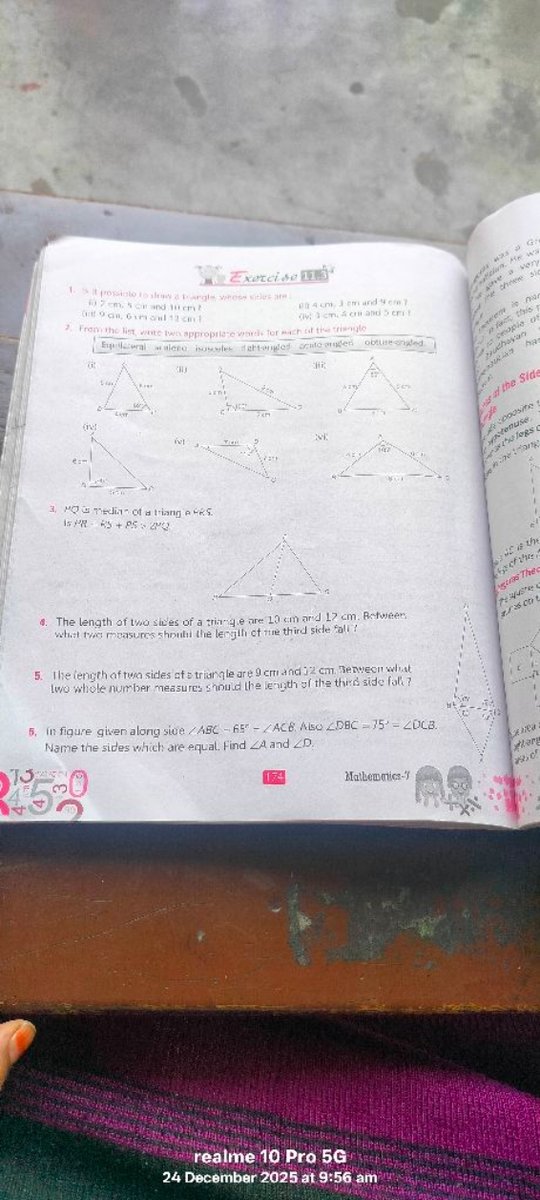 Here are the questions from the image: Exercise Is it possible to draw