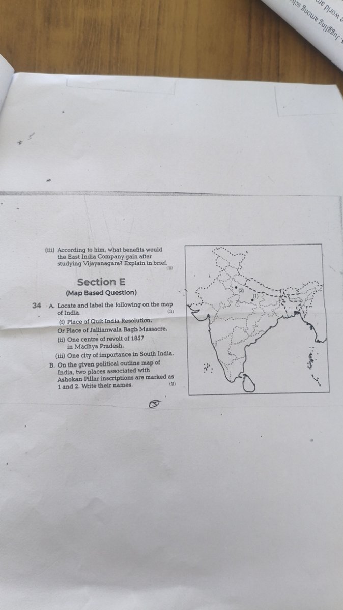 (iii) According to him, what benefits would the East India Company gain a..