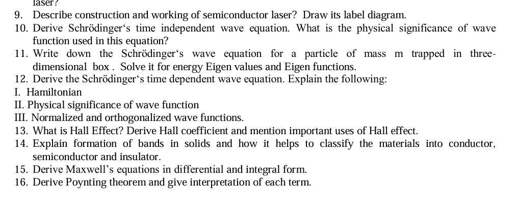 Describe construction and working of semiconductor laser? Draw its label