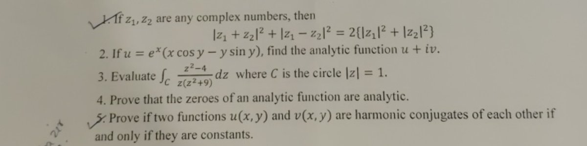 If z_1, z_2 are any complex numbers, then |z_1 + z_2|^2 + |z_1 - z_2|^2