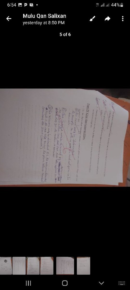 Part IV Give short answer: In the case where a witness may be intimidated..