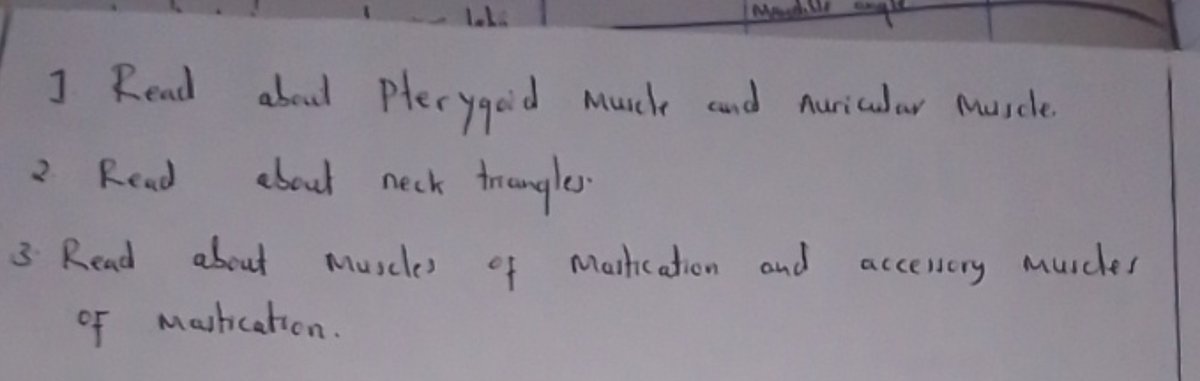 Read about Pterygoid Muscle and Auricular Muscle. Read about neck triangl..