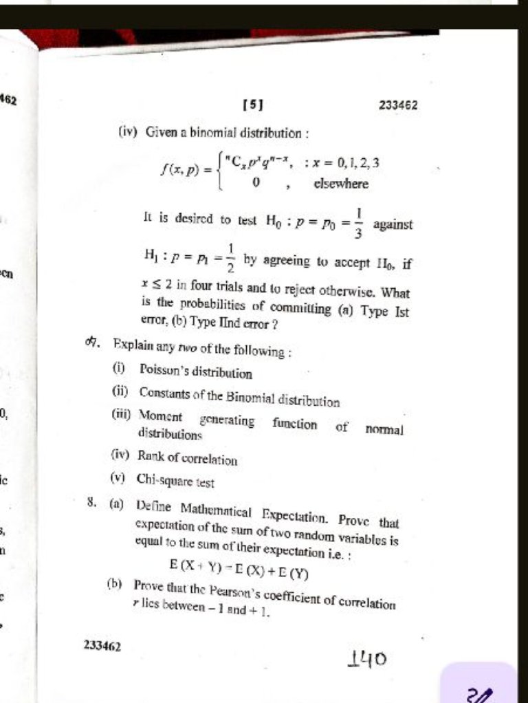 Here are a few questions related to statistics and probability: Question..