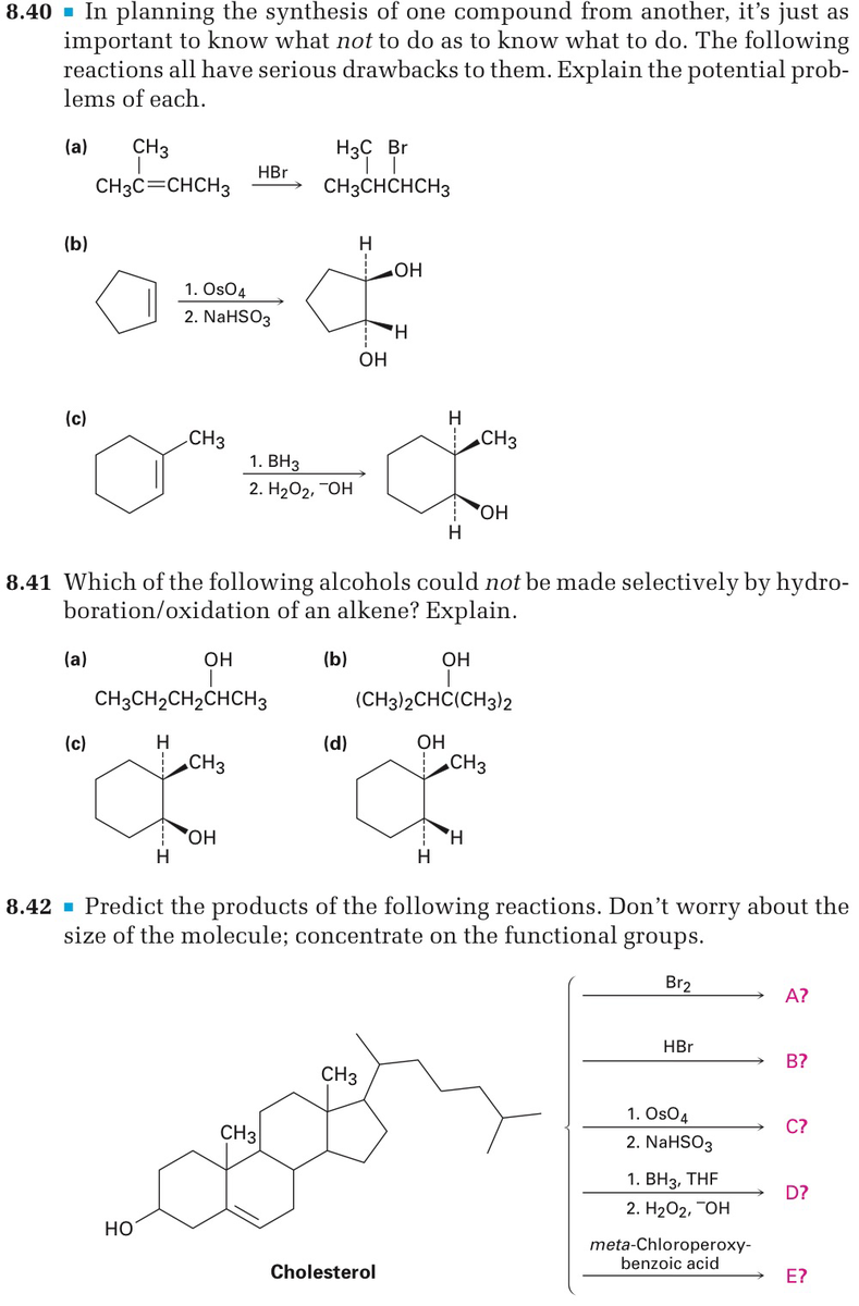 8.40 In planning the synthesis of one compound from another, it’s just as..