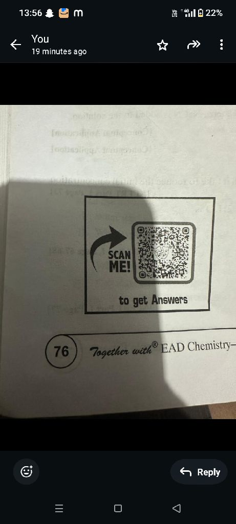 The image shows a QR code with the text "SCAN ME! to get Answers" and "To..