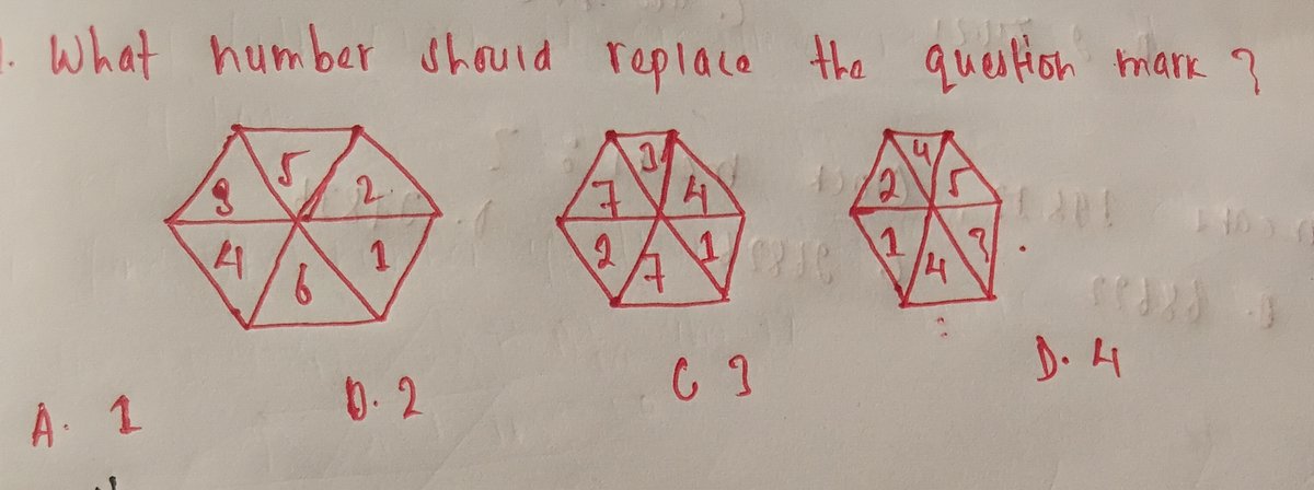 What number should replace the question mark? (The question presents thr..