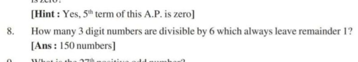 How many 3 digit numbers are divisible by 6 which always leave remainder