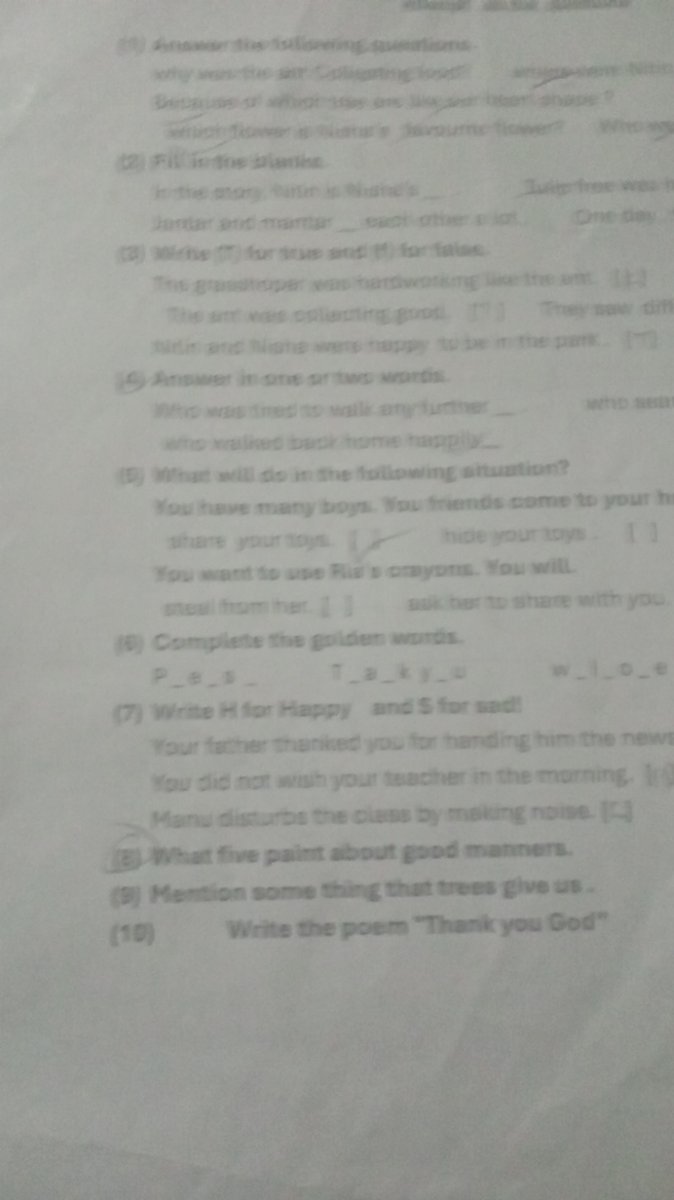 Here are the questions: Answer the following questions. Why was the a..