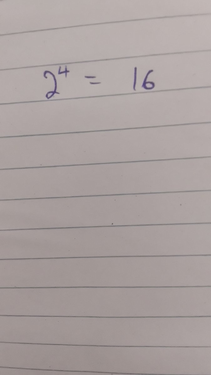 2^4 = 16 | Filo