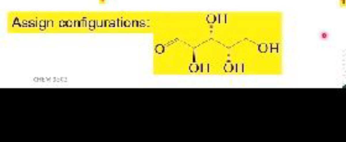Assign configurations to the given chemical structure: OH